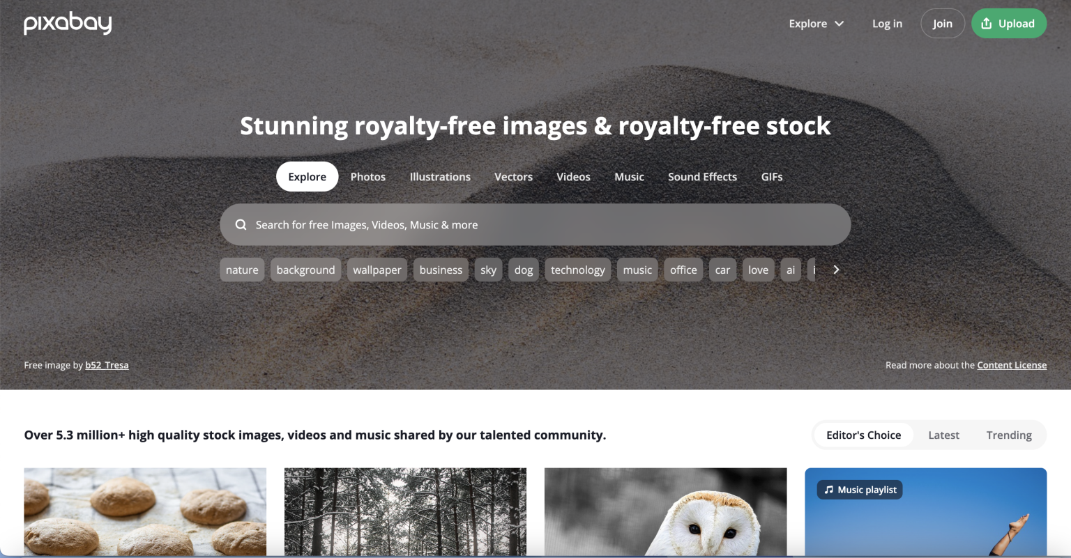 Pixabay官网入口｜免费图片素材网免费下载