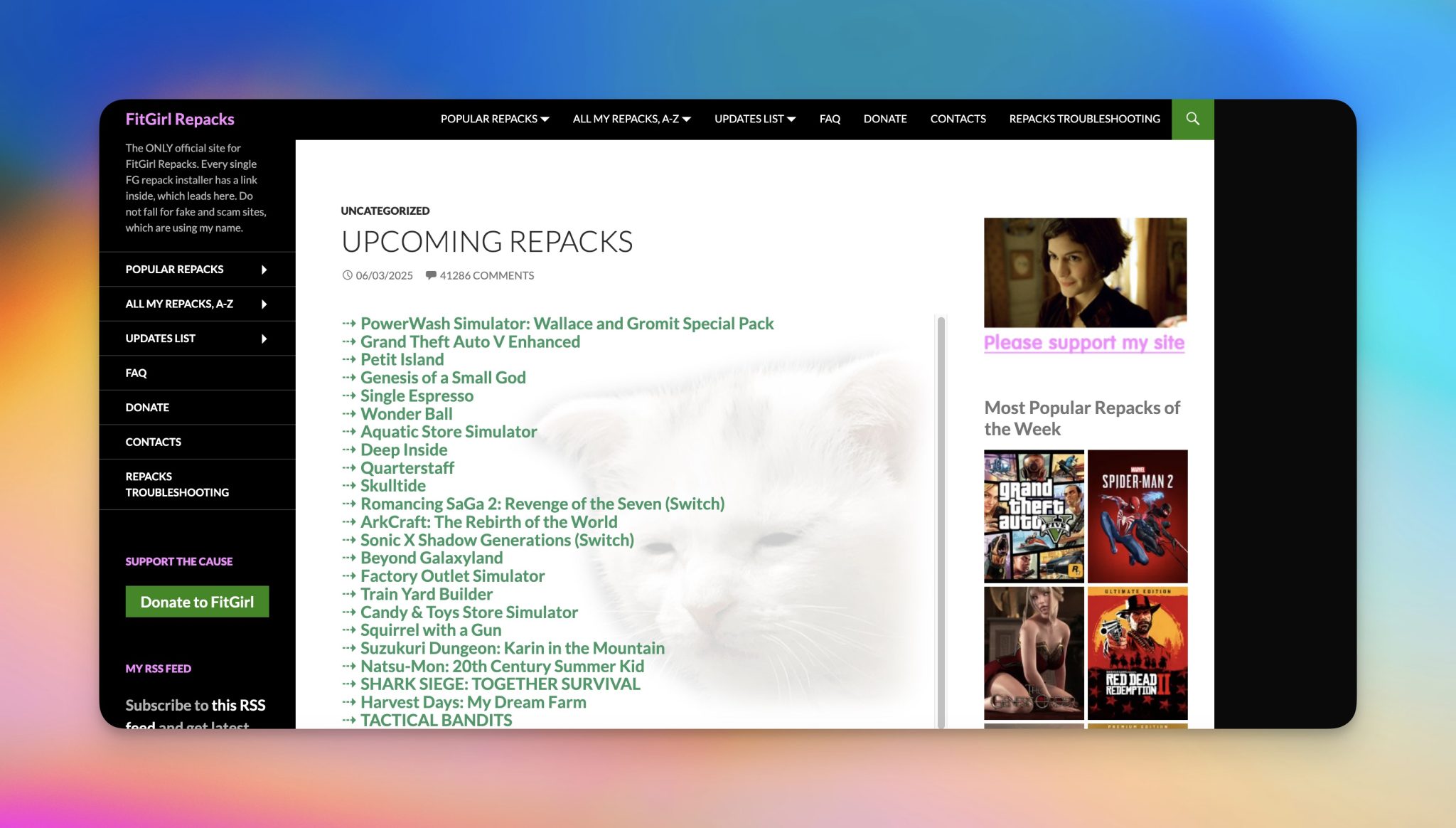 FitGirl Repacks唯一官网入口｜PC游戏的种子下载网站